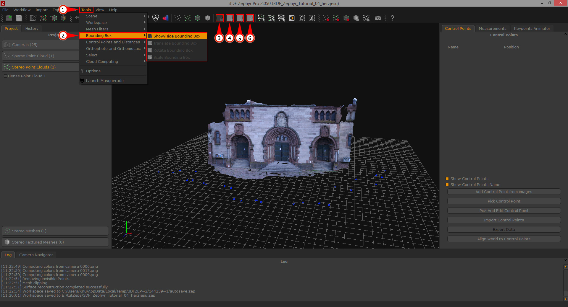 3df Zephyr Bounding Box Tutorial