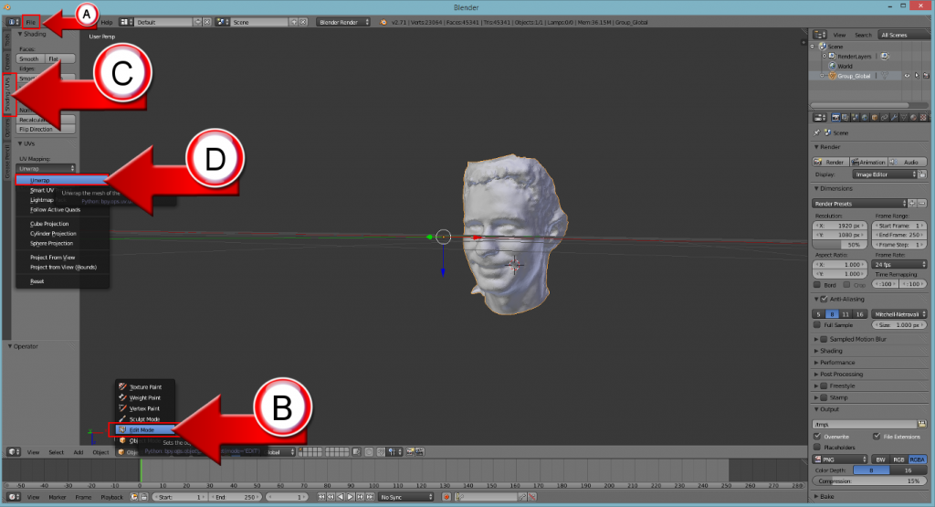 Tutorial #08 - Unwrapping a Zephyr generated texture - 3Dflow
