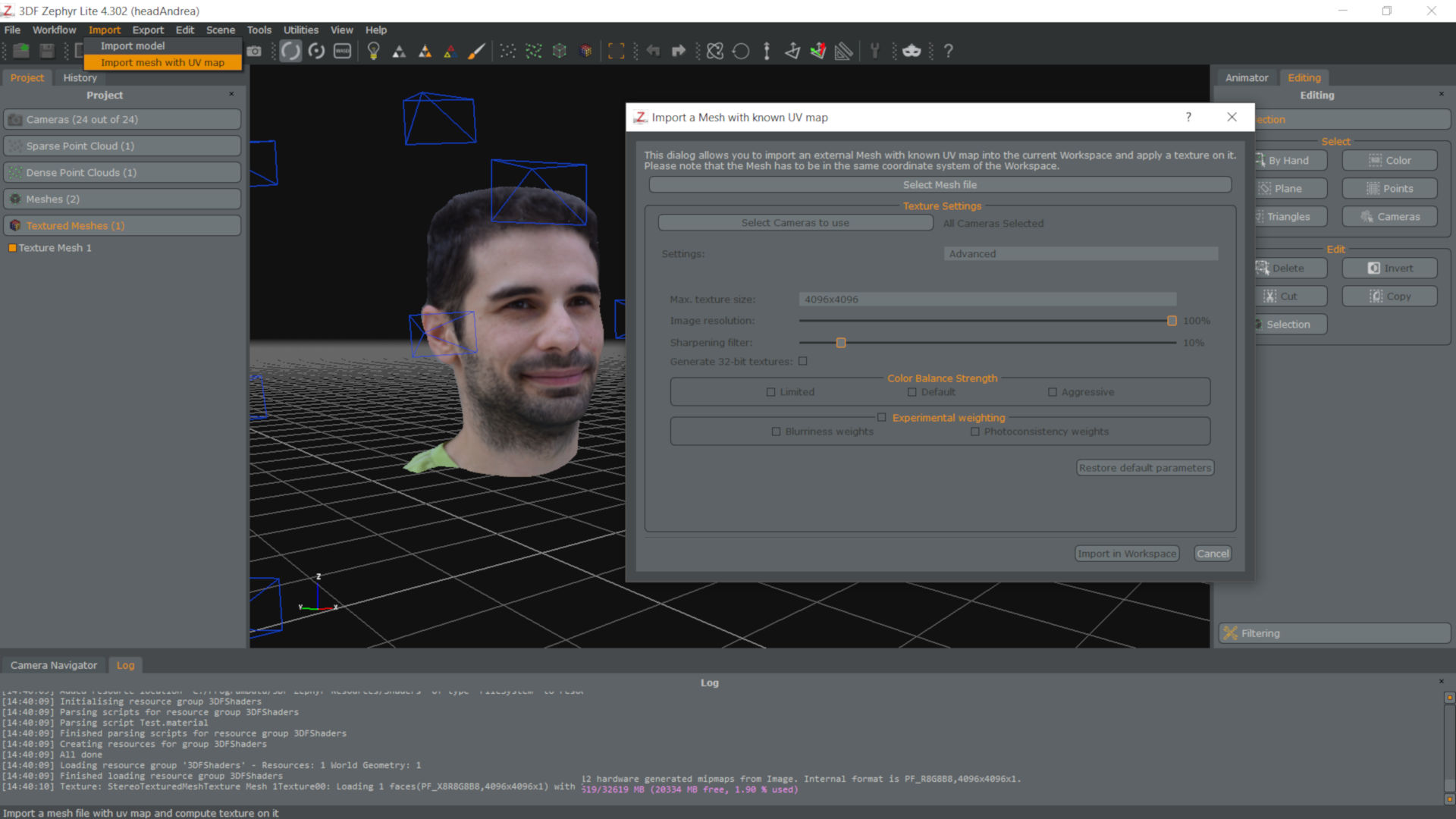 Tutorial #08 : Unwrapping di una texture generata da Zephyr - 3Dflow