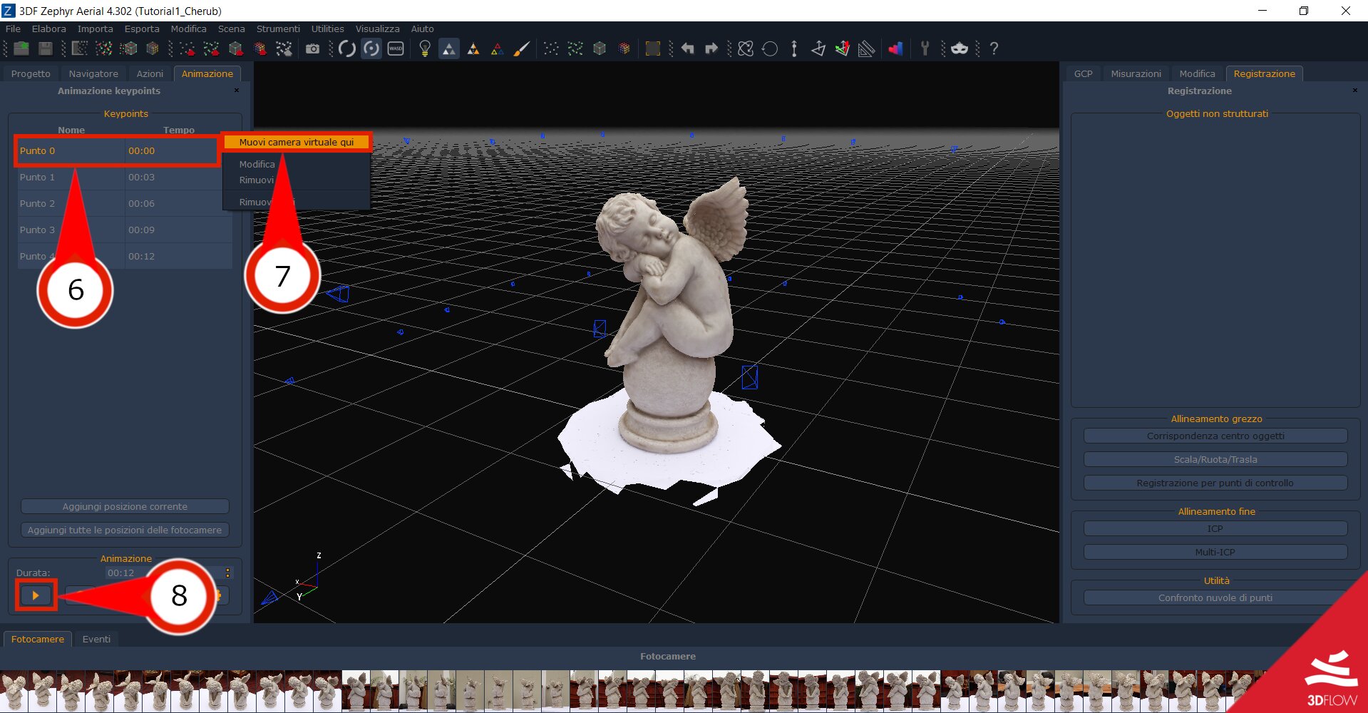Tutorial #06 : come registrare un filmato con 3DF Zephyr - 3Dflow