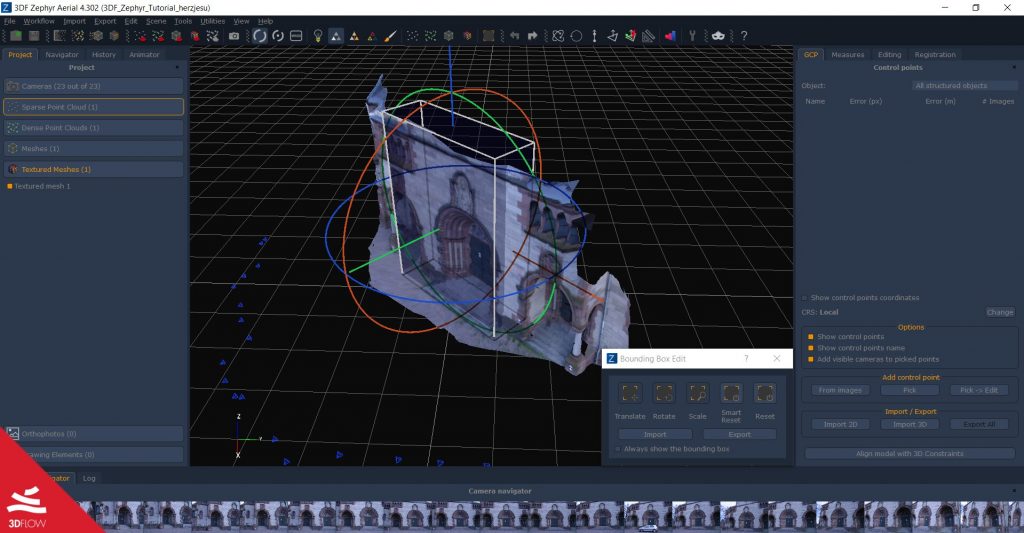 3DF Zephyr bounding box tutorial