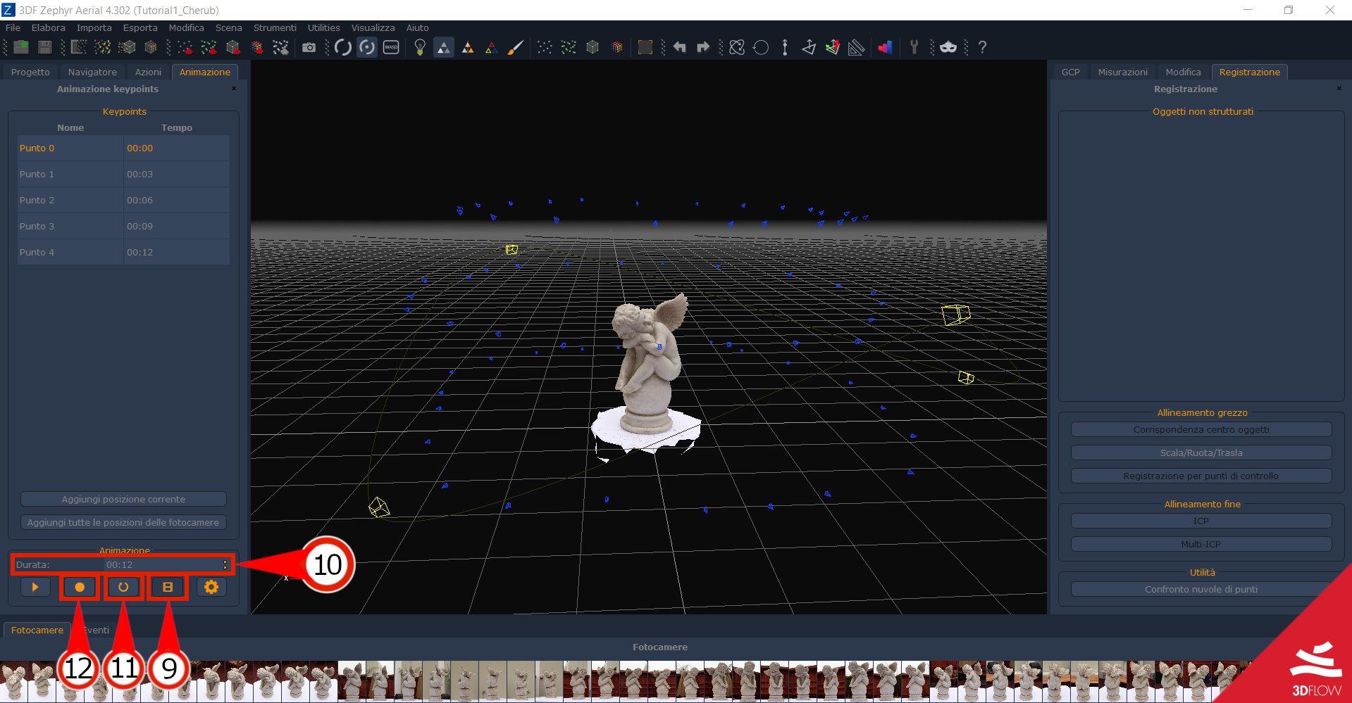 Tutorial #06 : come registrare un filmato con 3DF Zephyr - 3Dflow