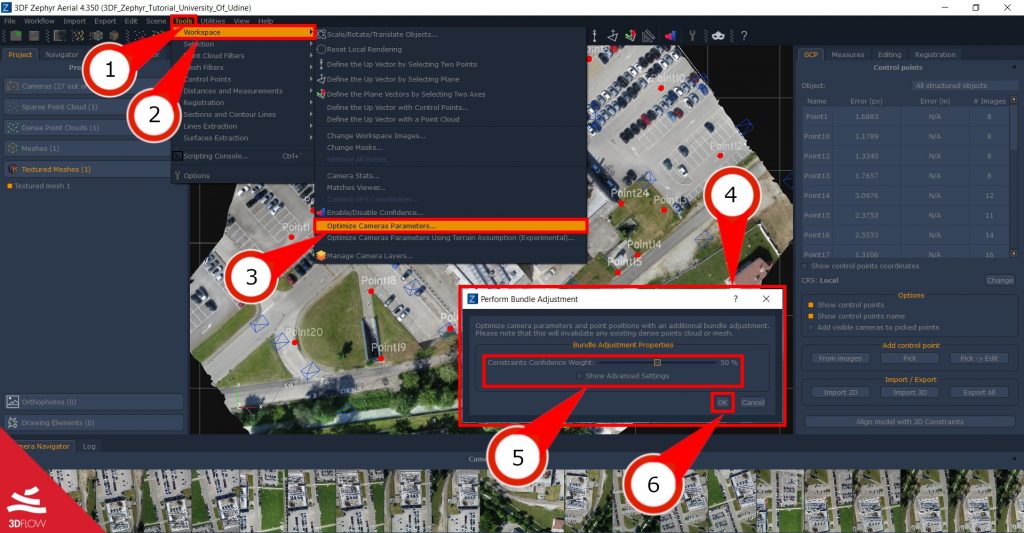 Tutorial #A10 : Bundle adjustment tutorial - 3Dflow