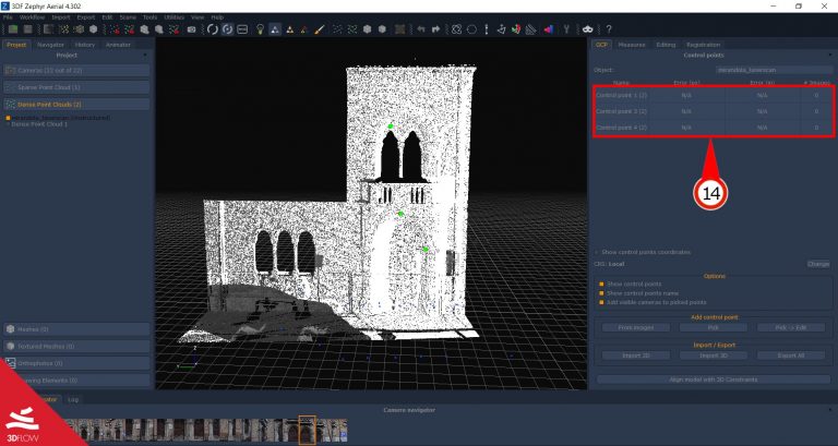 Tutorial A07/2 : Control point registration - 3Dflow