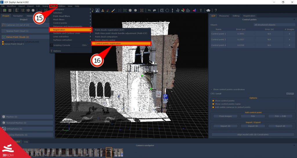 Tutorial A07/2 : Control point registration - 3Dflow