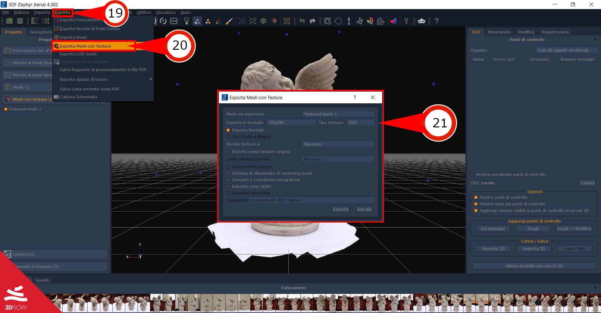 Tutorial #01 : Come convertire fotografie in modelli 3D con 3DF Zephyr - 3Dflow