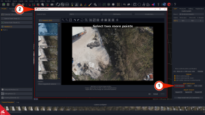 Manage control points and distances in 3DF Zephyr