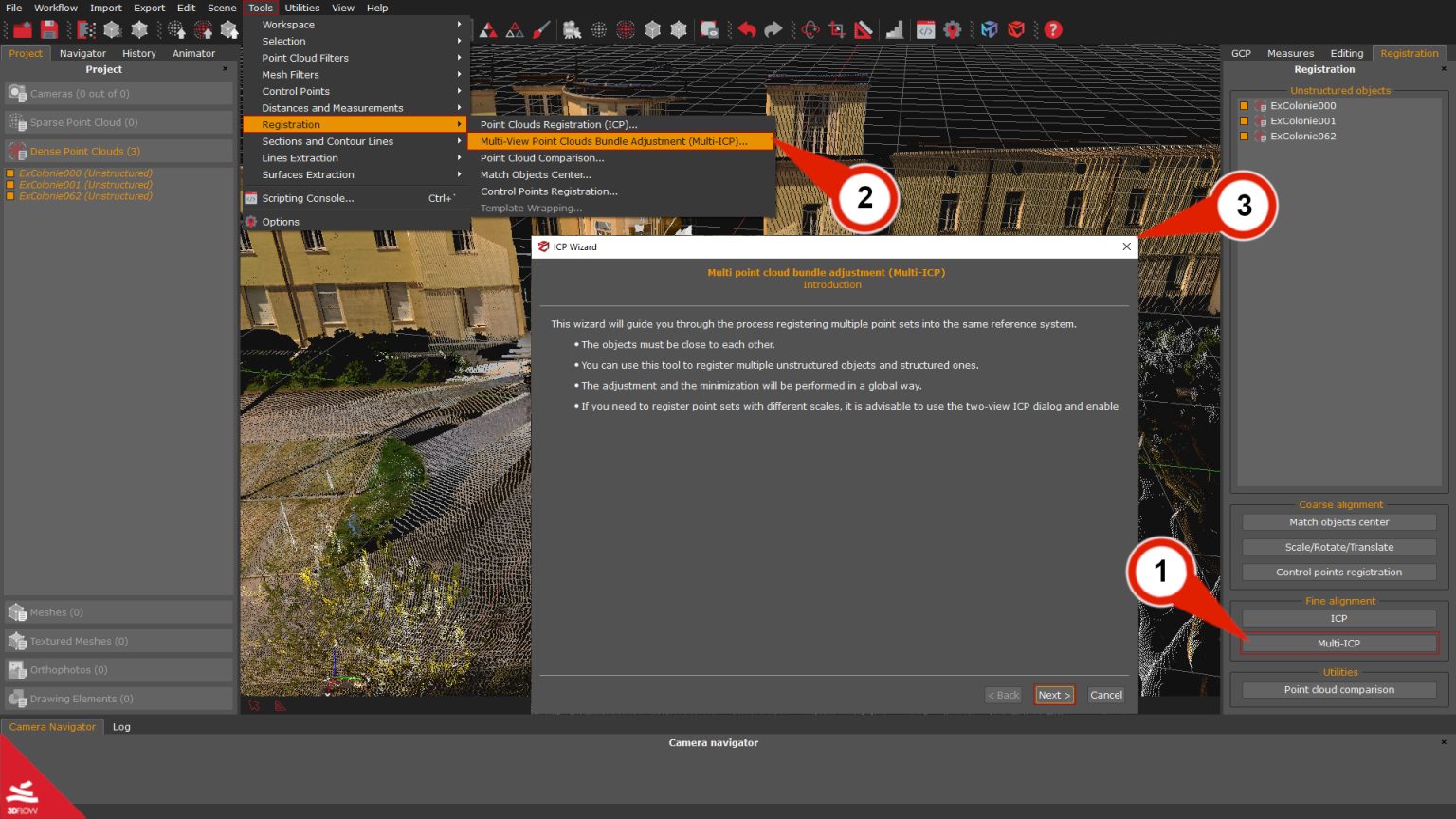 Tutorial #A07: Lidar data management and integration - 3Dflow