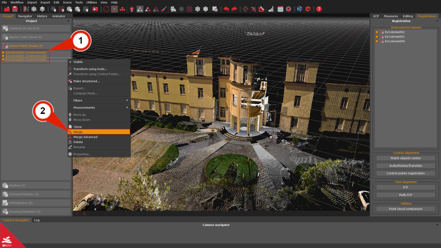 Tutorial #A07: Lidar data management and integration - 3Dflow