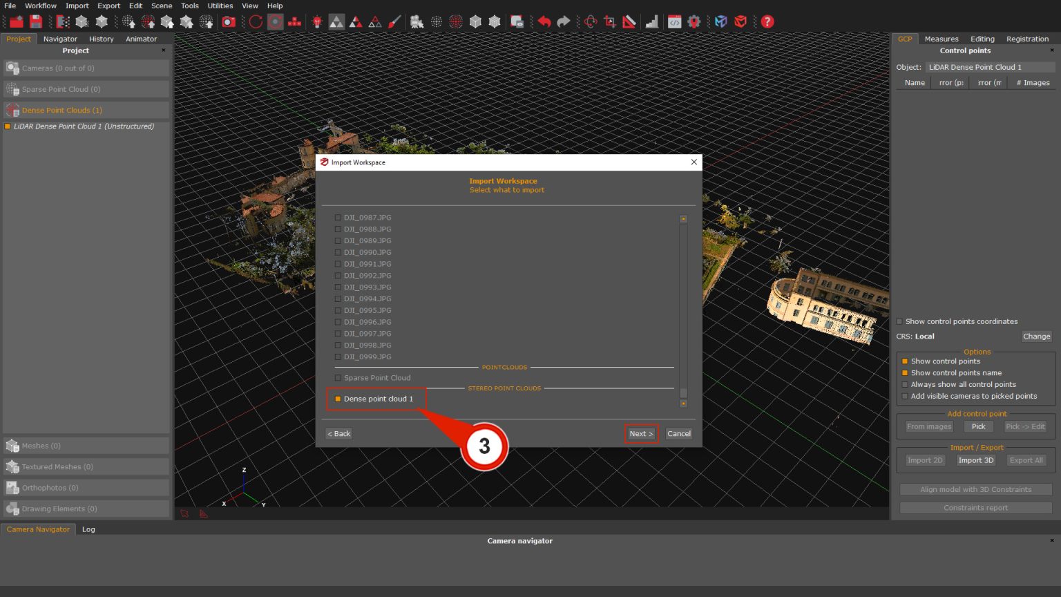 Tutorial #A07: Lidar data management and integration - 3Dflow