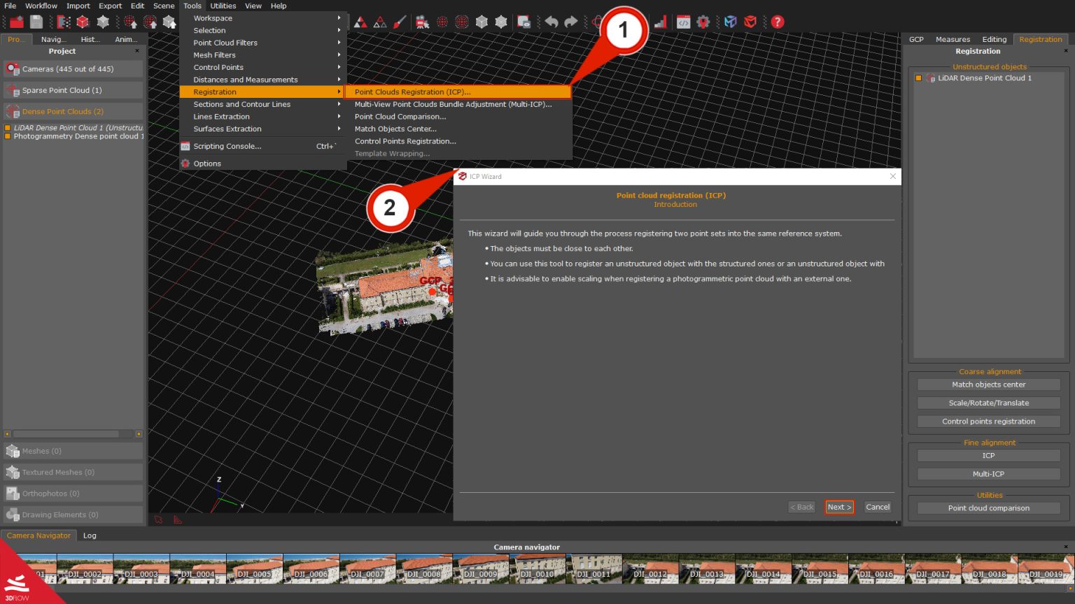 Tutorial #A07: Lidar data management and integration - 3Dflow