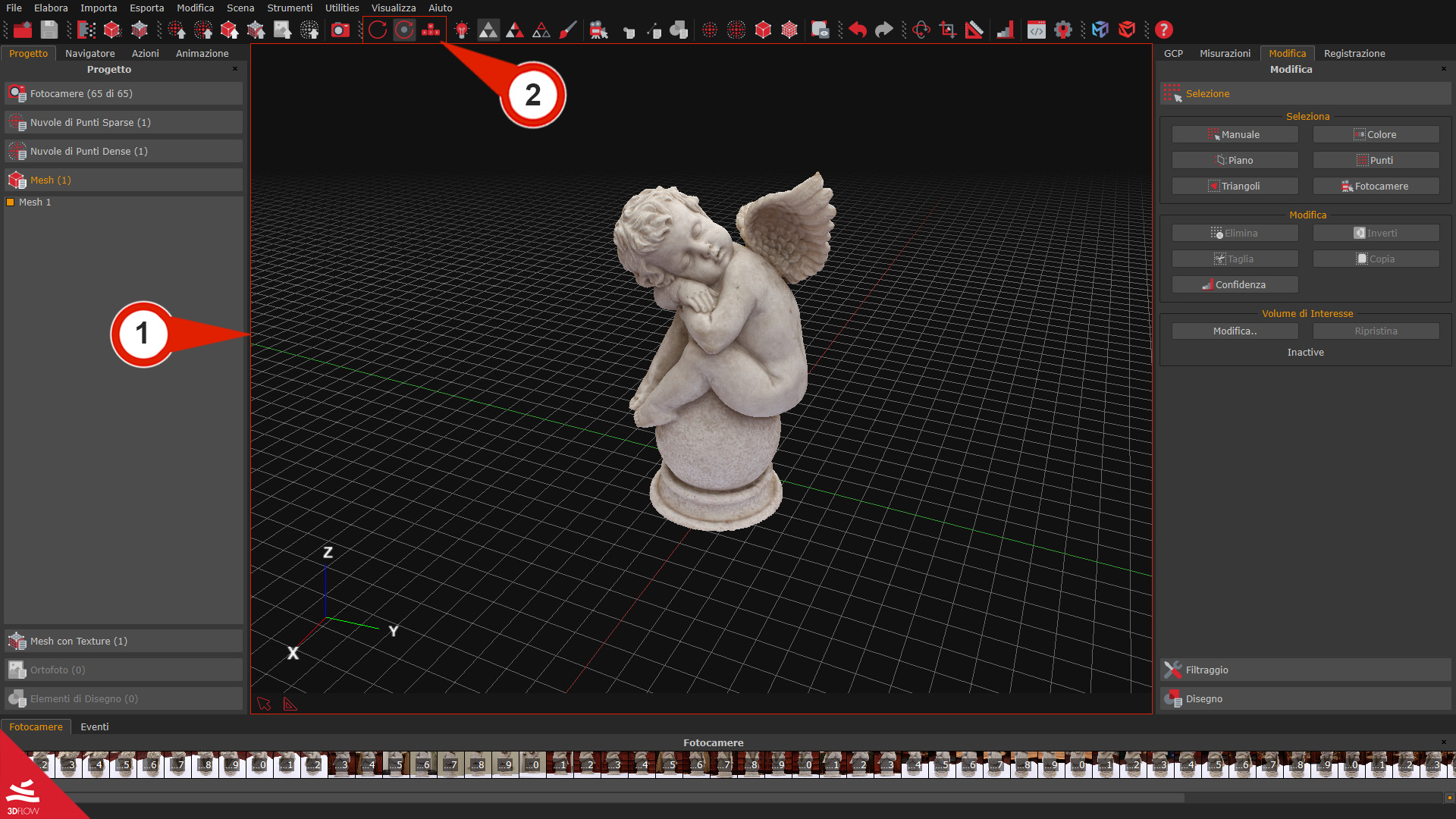Tutorial #01 : Come convertire fotografie in modelli 3D con 3DF Zephyr - 3Dflow