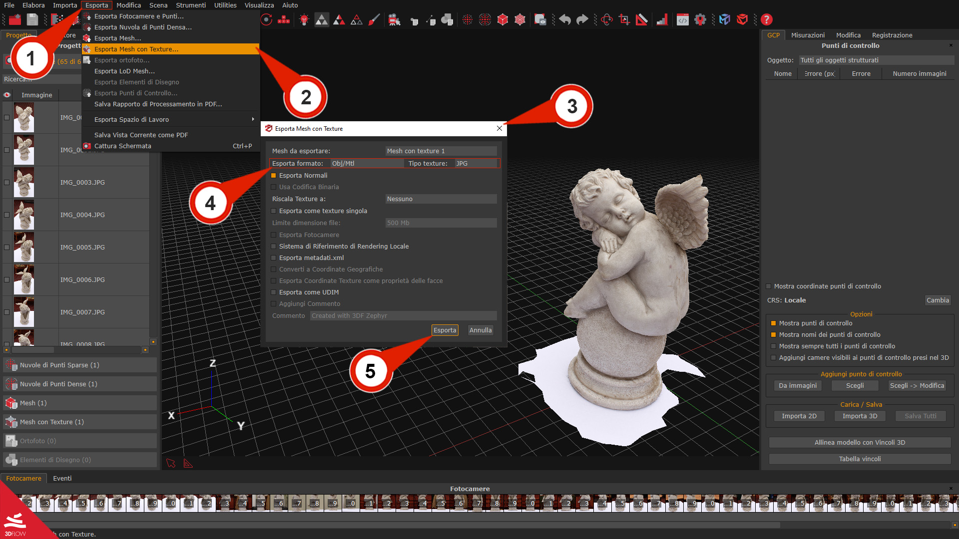 Tutorial #01 : Come convertire fotografie in modelli 3D con 3DF Zephyr - 3Dflow